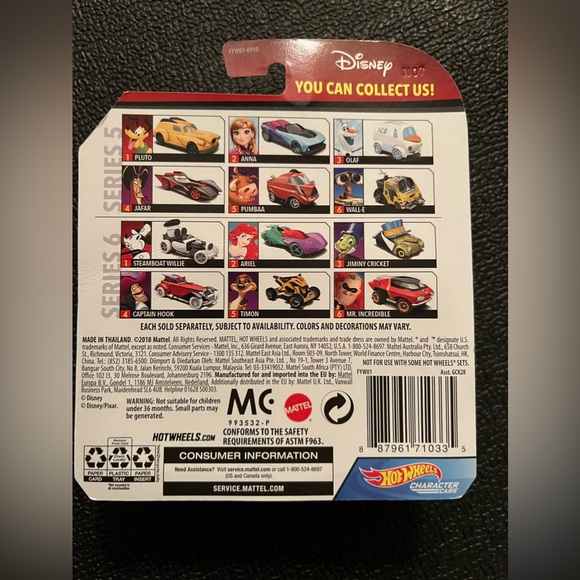 Disney | Toys | Disney Hot Wheels Little Mermaid Ariel Character Car ...